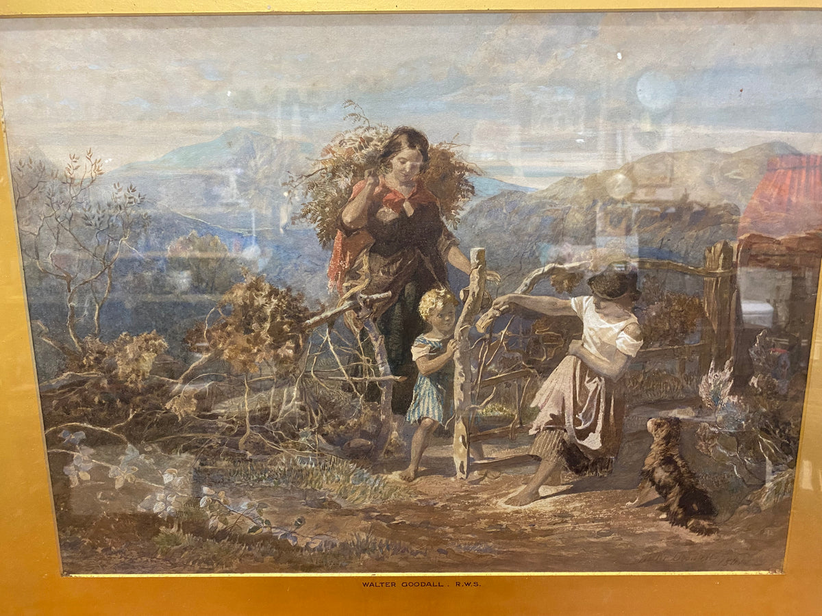 Walter Goodall - Royal Welsh Society - Watercolour 1870’s – Athenry ...